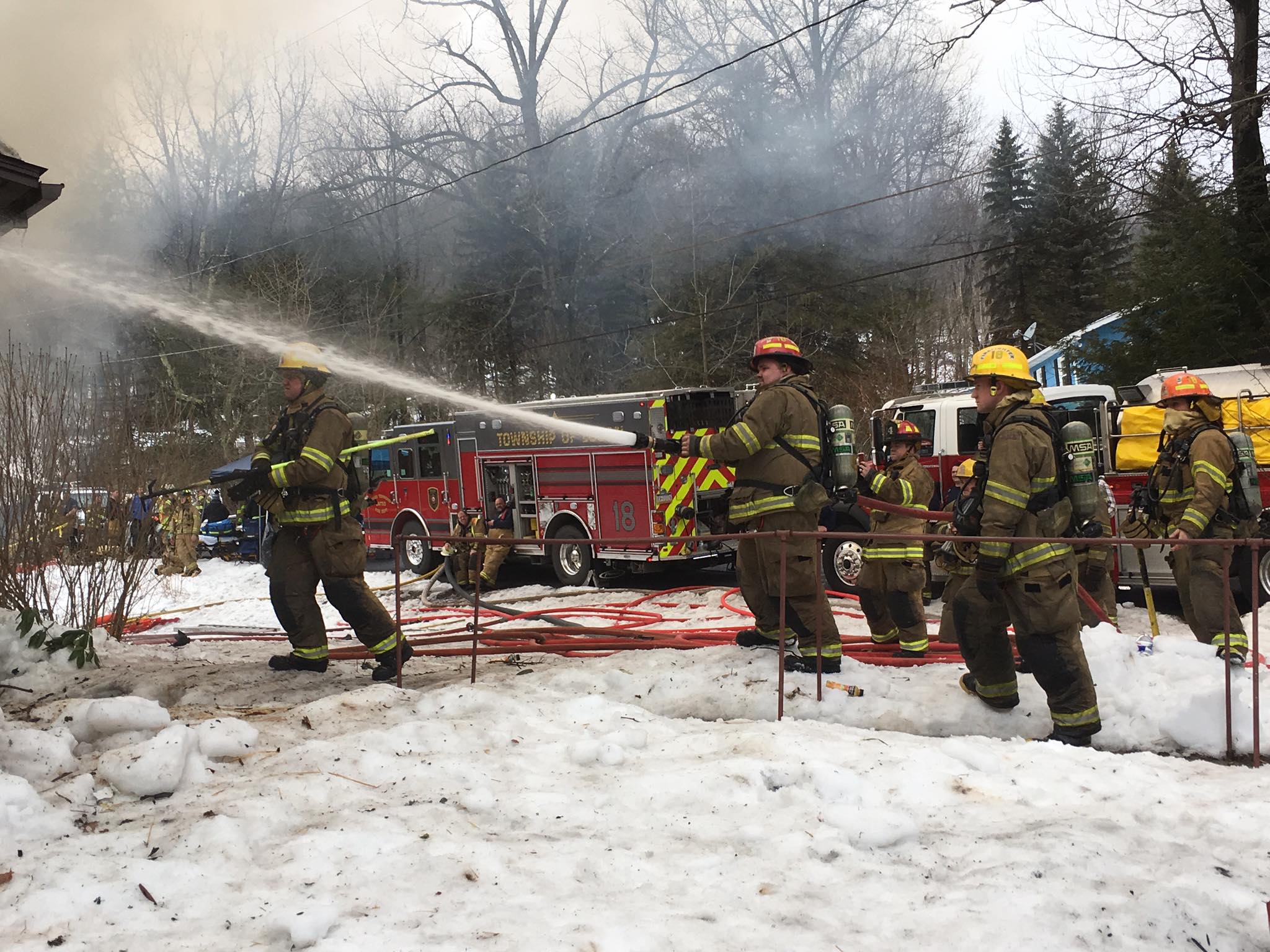 Structural Burn Training - Logan Township United Fire Department